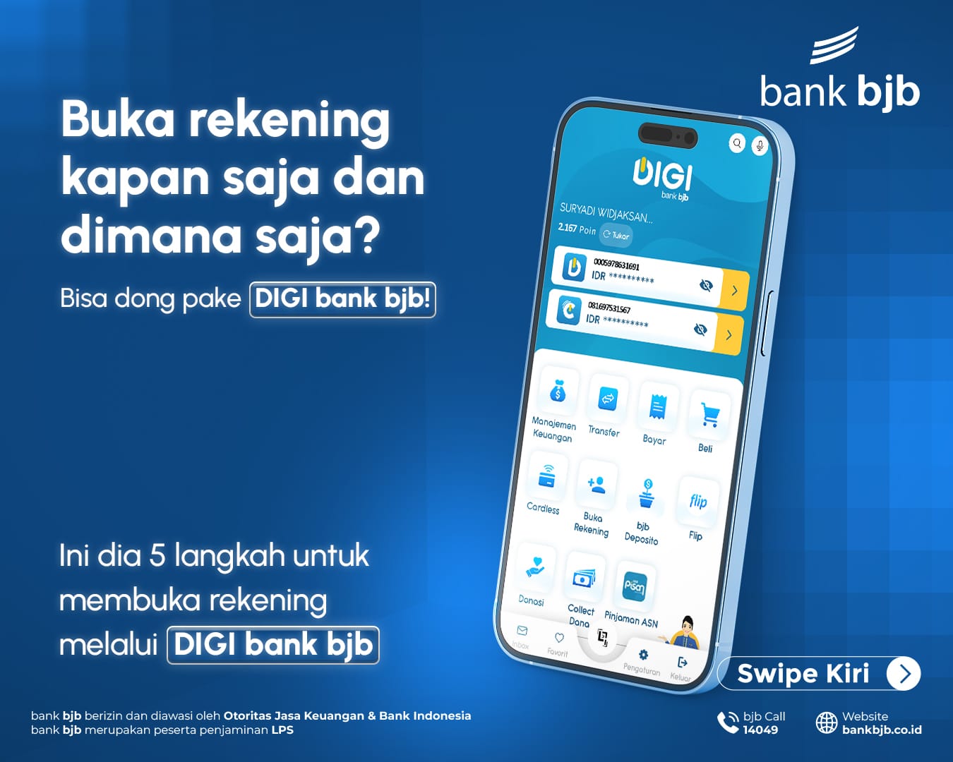 Mau Punya Rekening bank bjb? Sekarang Bisa Kapan Saja dan di Mana Saja ...